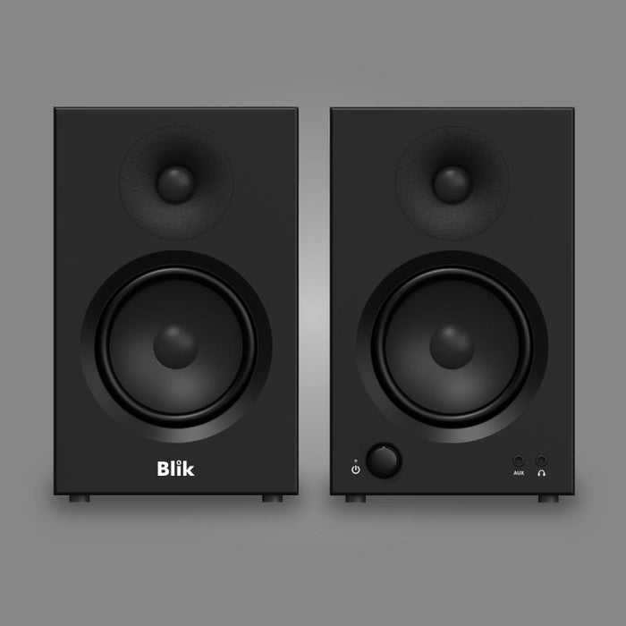 Par Parlantes HI-FI Blik Bookshelf one | Sonido Alta Fidelidad